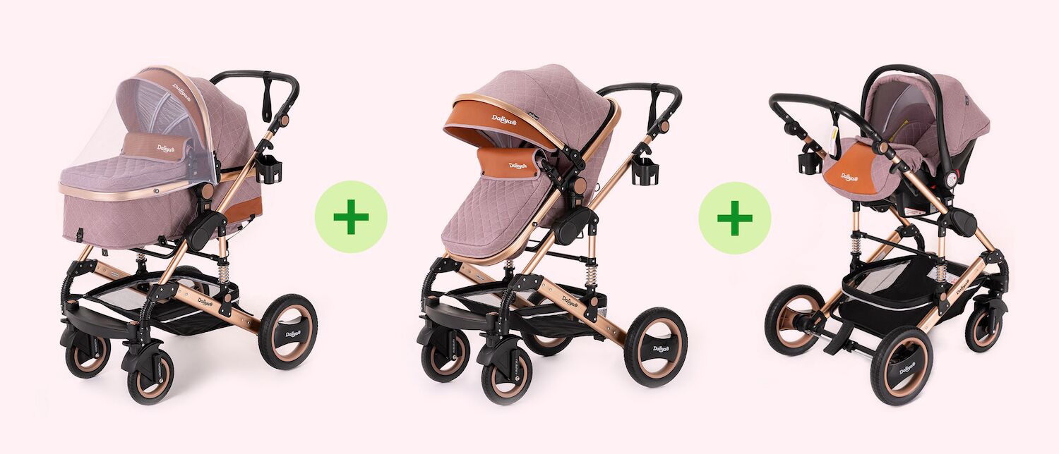 Schöne Daliya Kinderwagen 3in1 Bild